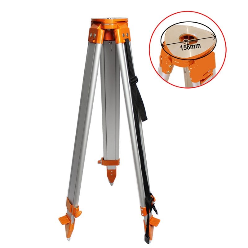 1.7M Big Flat Head Tripod for Laser level Dumpy Level Theodolites ...