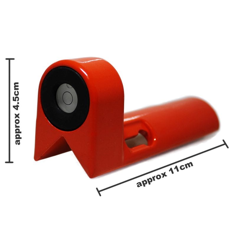 5 Adjustable Aluminium Rod Level for Staff Rods Range Poles - Maxiline