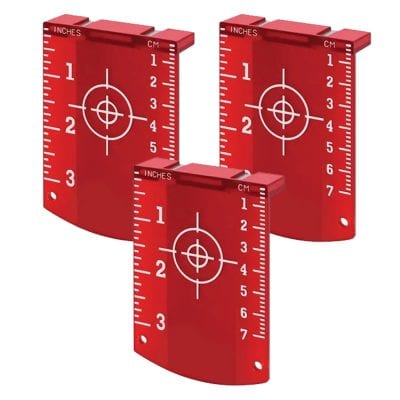 Red Laser Target Plate for Rotary & Cross Line Lasers